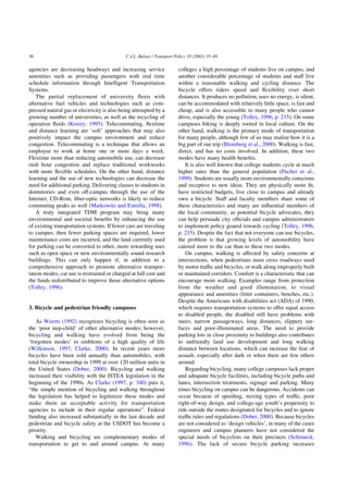 Sustainable transportation planning on college campuses | PDF