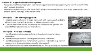 Sustainable transport planning | PPTX