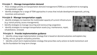 Sustainable transport planning | PPTX