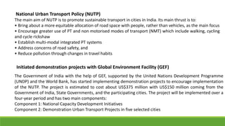 Sustainable transport planning | PPTX
