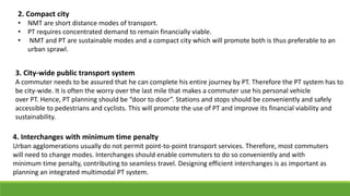 Sustainable transport planning | PPTX
