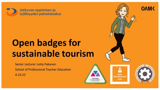 Oulu University: Open Badges in sustainable tourism | PPT
