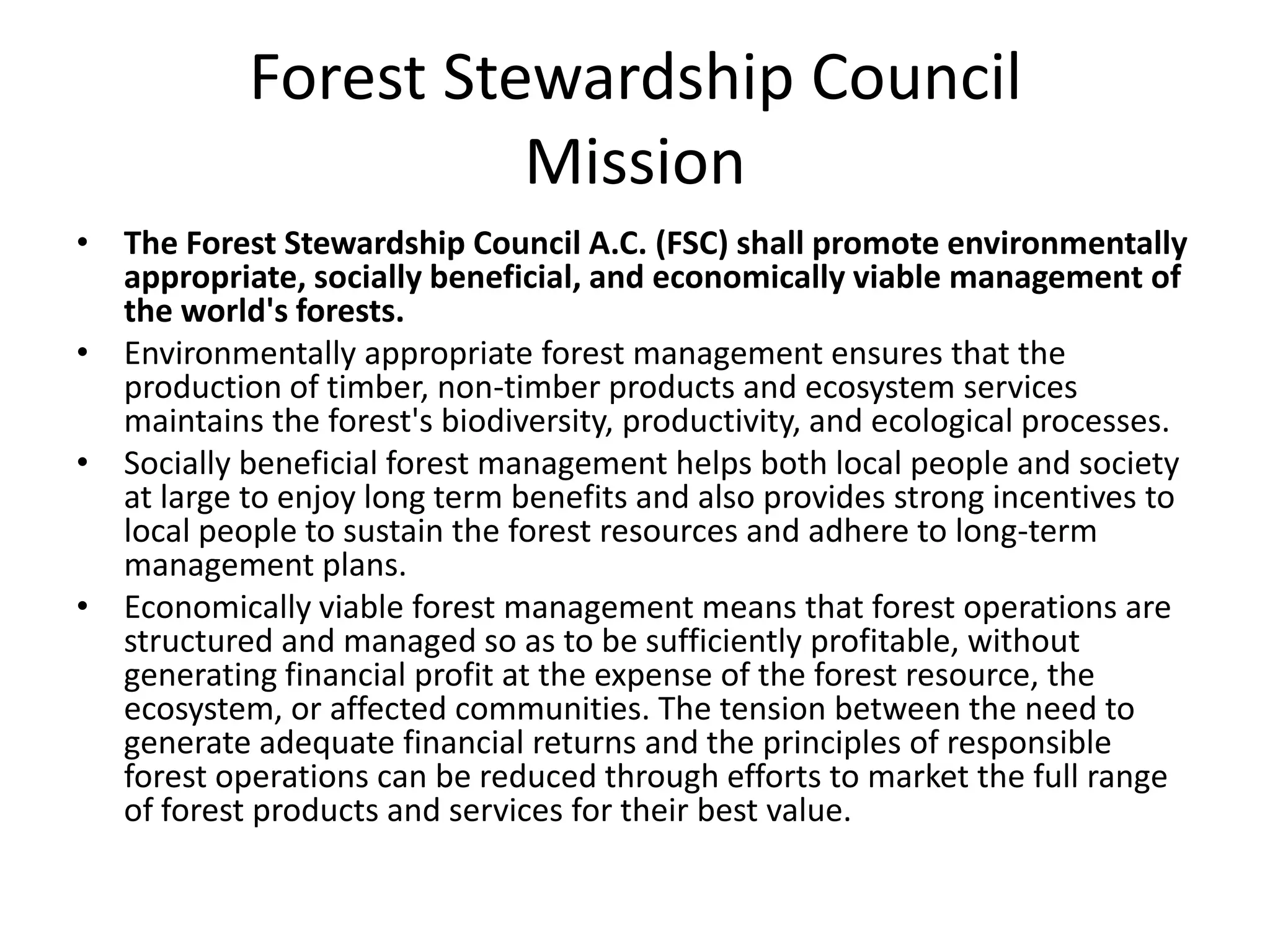 Sustainable use of tropical rainforests | PPTX