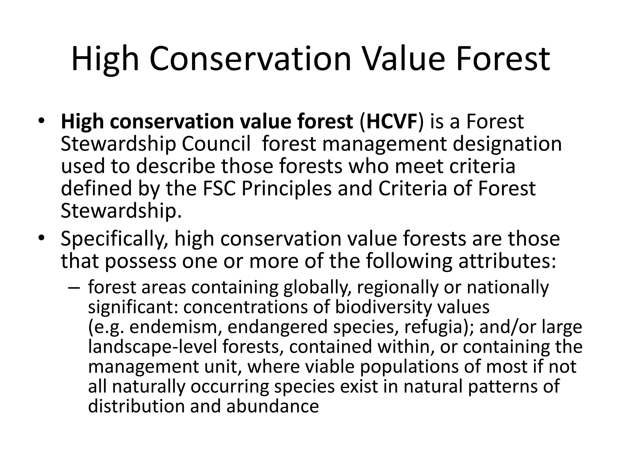 Sustainable use of tropical rainforests | PPTX