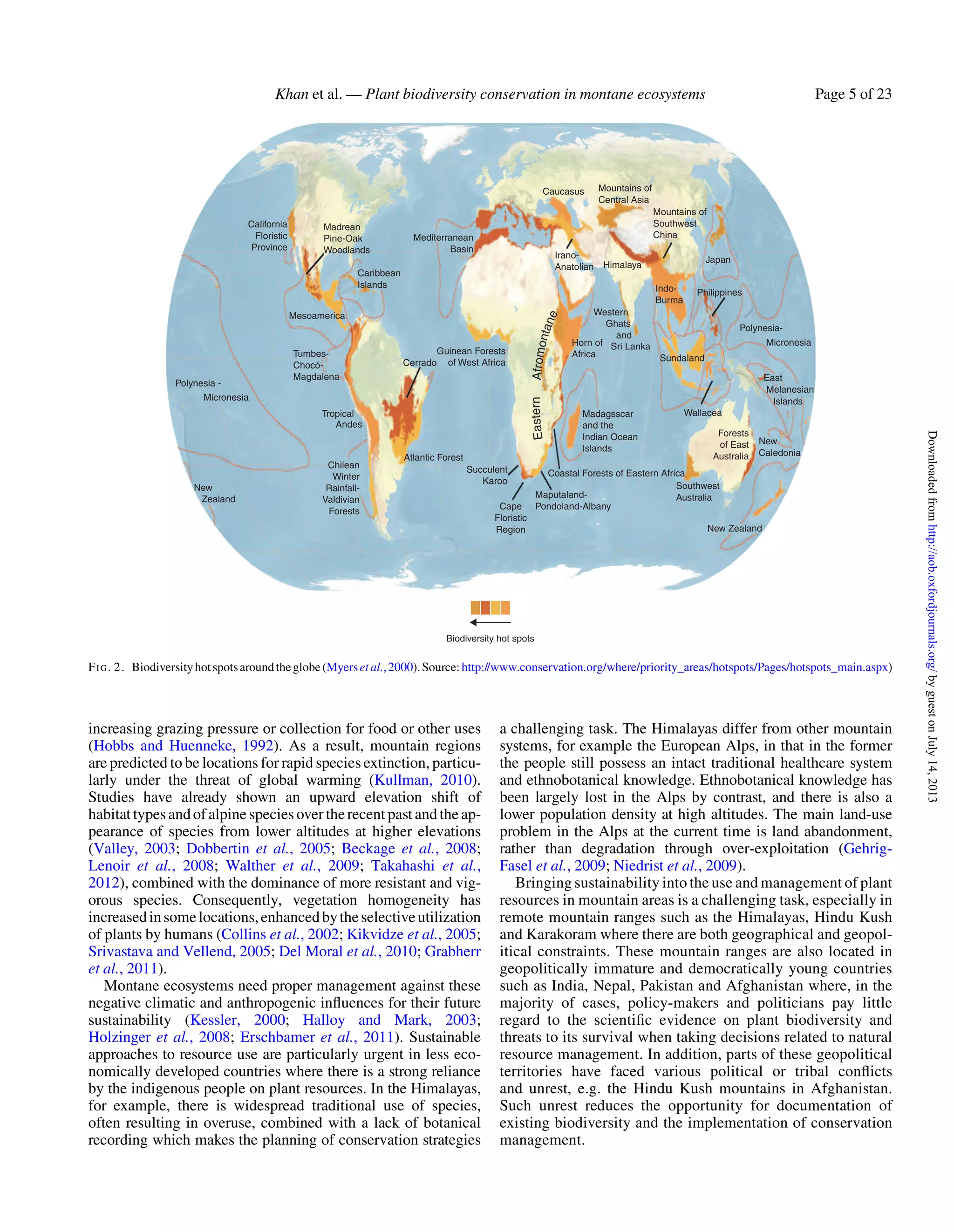 Sustainable utilization and conservation of plant biodiversity in ...