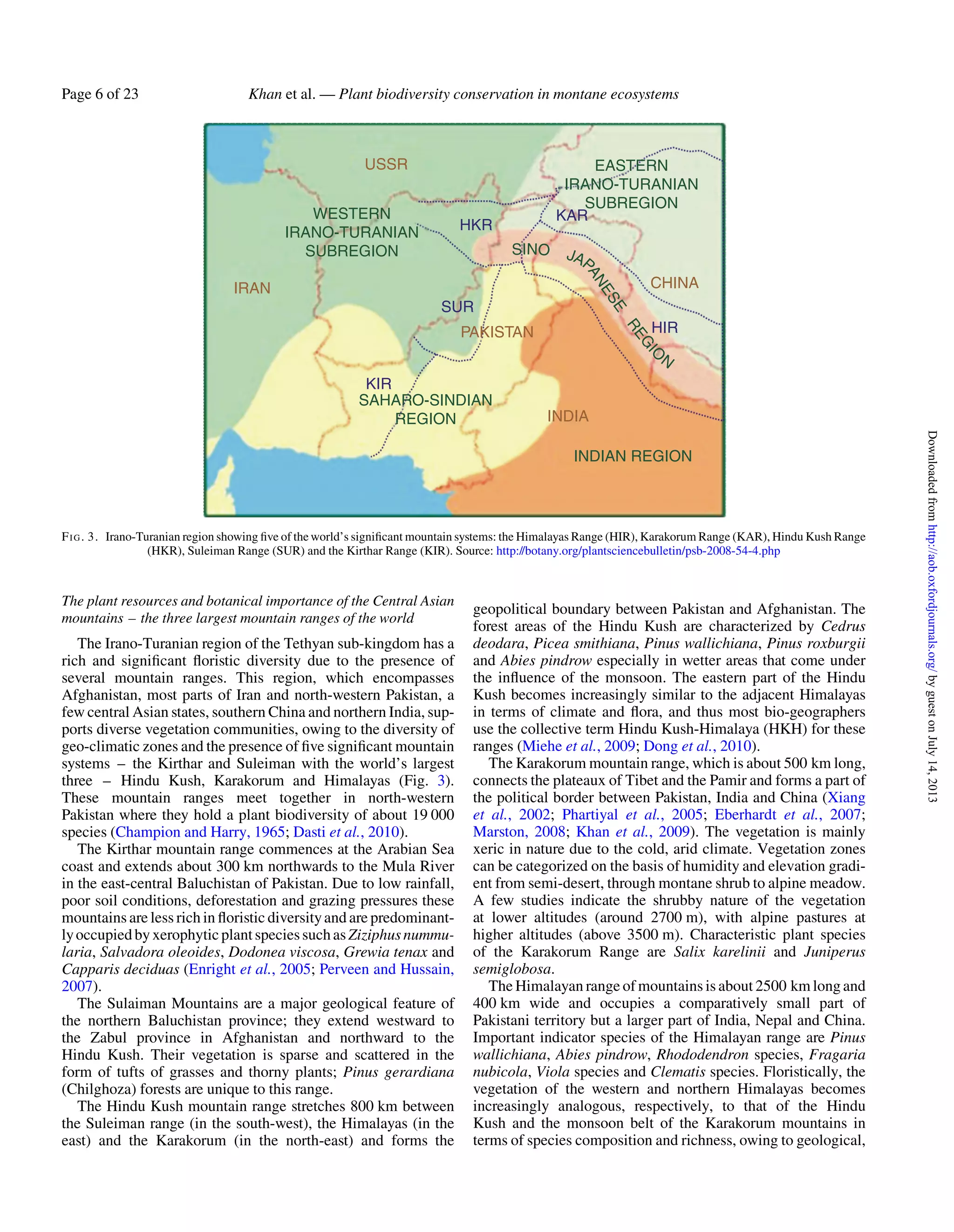 Sustainable utilization and conservation of plant biodiversity in ...