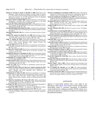 Sustainable utilization and conservation of plant biodiversity in ...