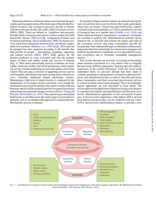 Sustainable utilization and conservation of plant biodiversity in ...