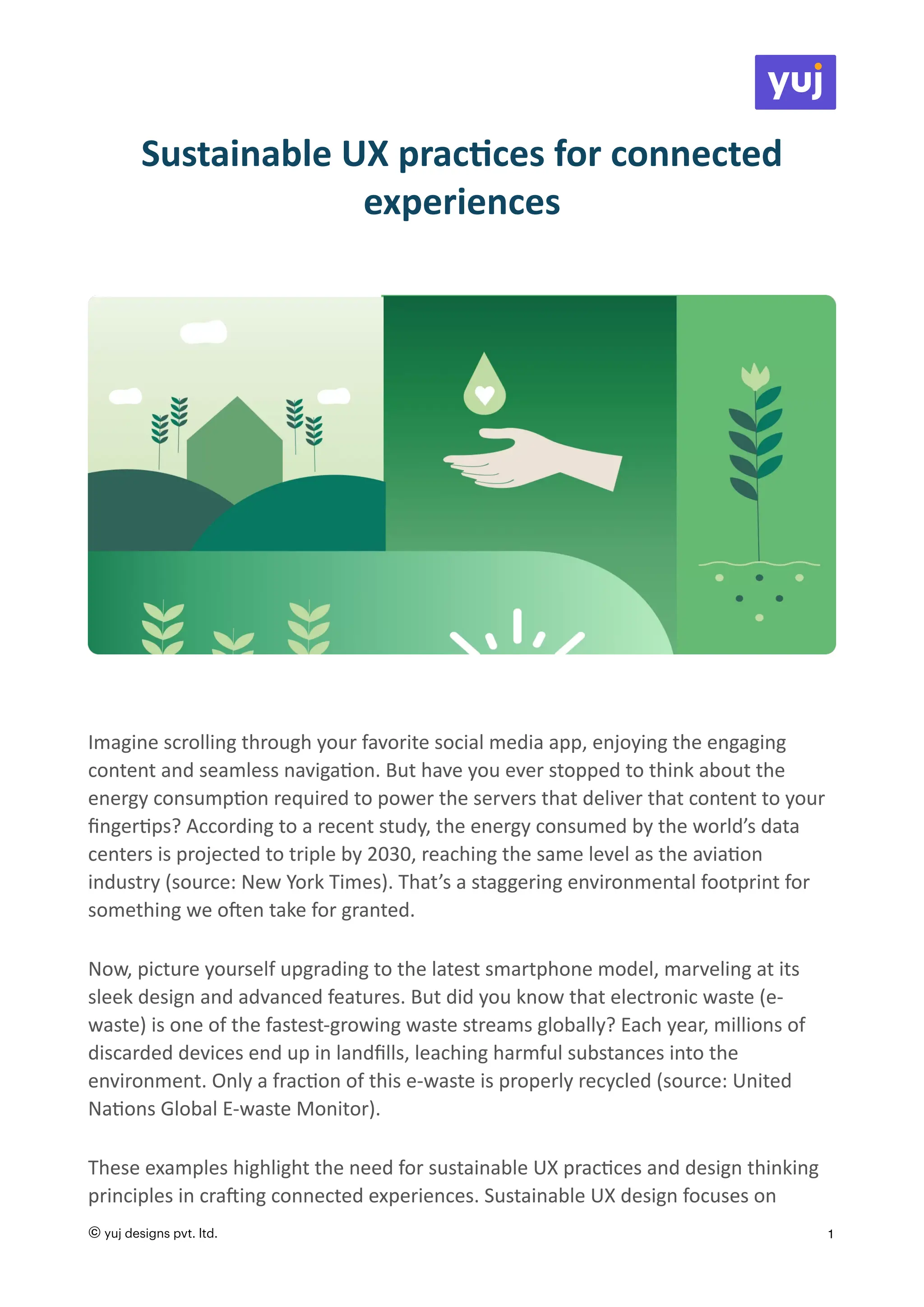 Sustainable UX practices for connected experiences | PDF