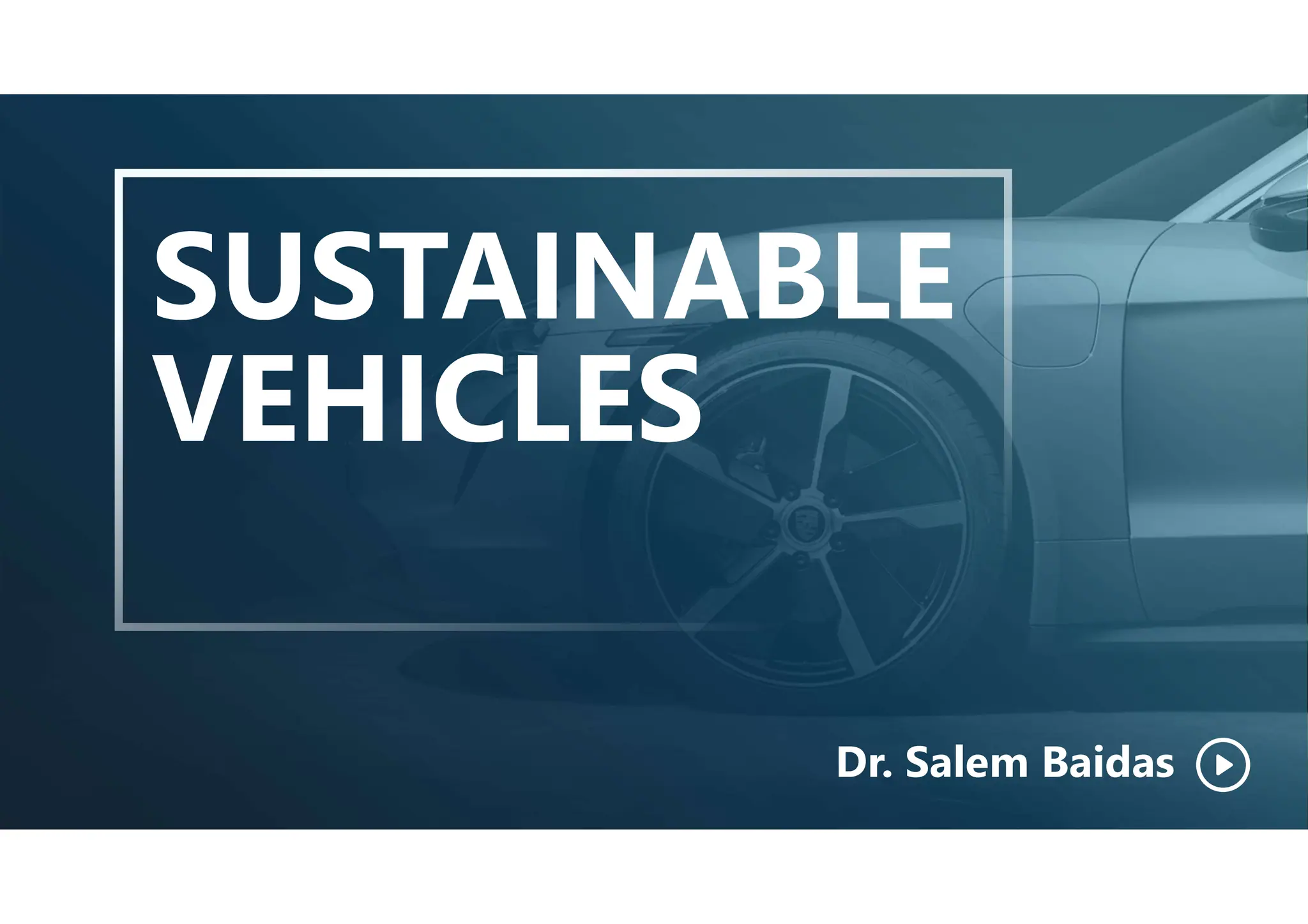 Sustainable Vehicles | PDF