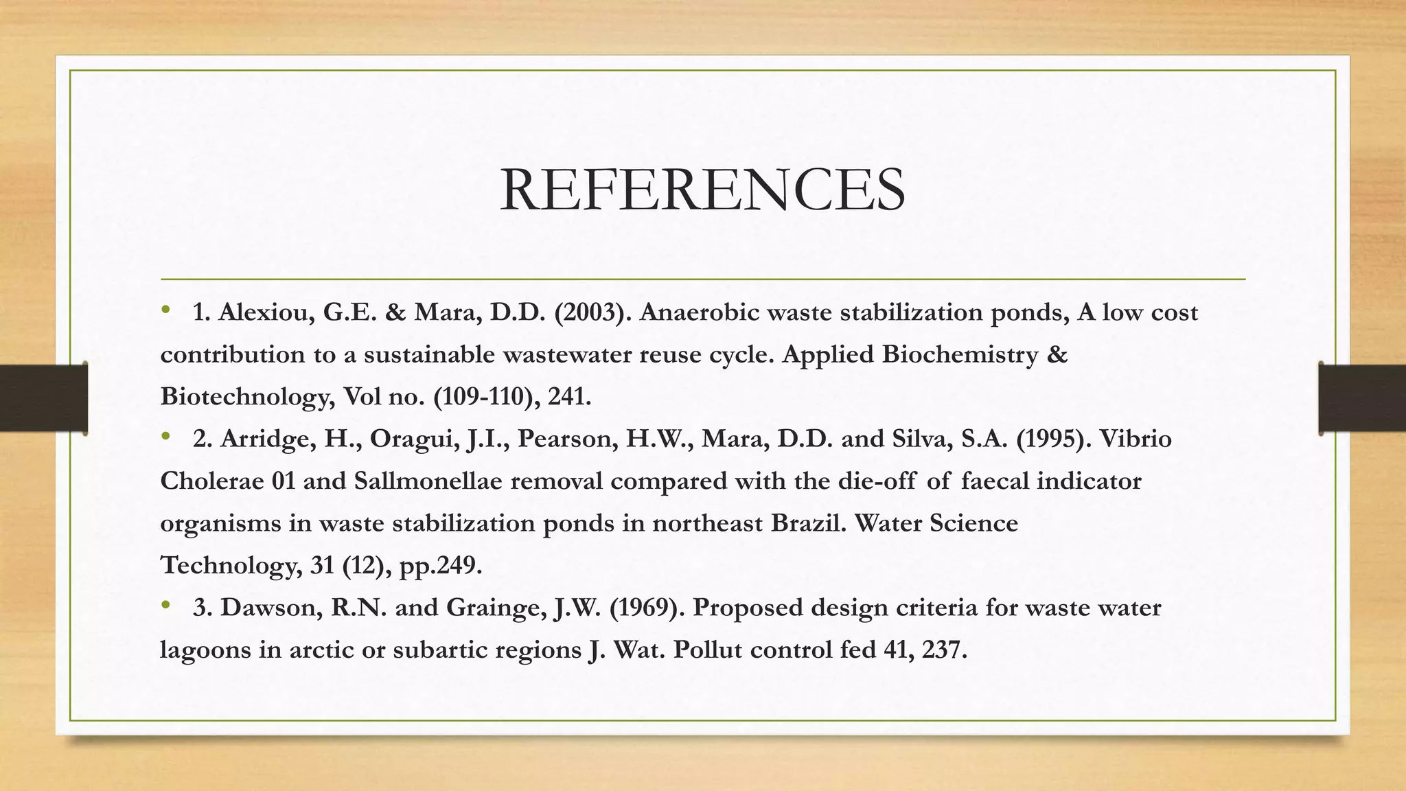 Sustainable waste water treatment treatement in rural areas | PPTX