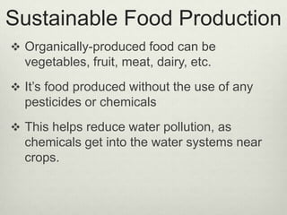 Sustainability Explained | PPTX | Food Industry | Industries