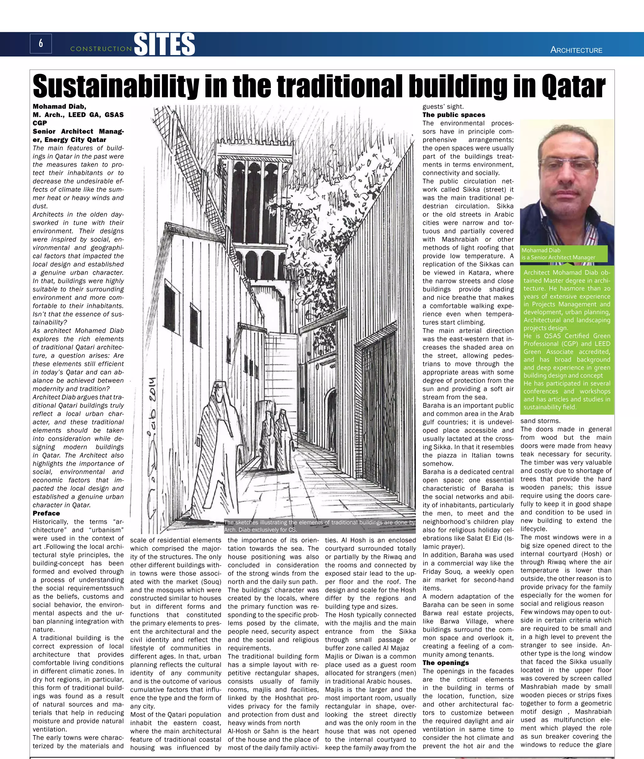 Sustainability in the traditional building in Qatar | PDF