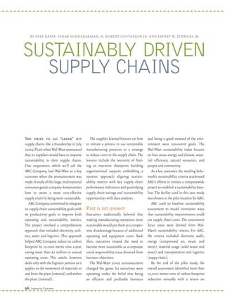 Sustainably driven supply chains | PDF