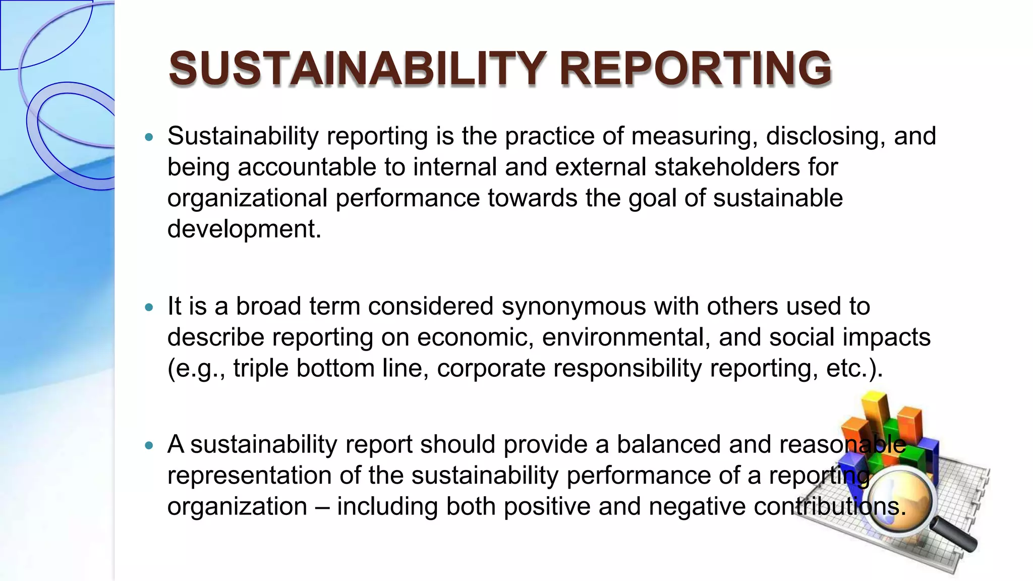 Sustainability reporting | PPT