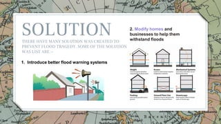 Sustainable development on natural disaster problem (flood) | PPT