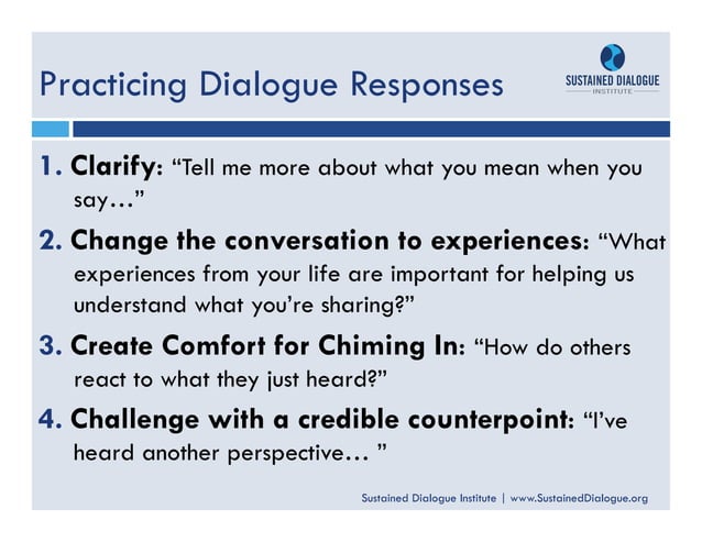 Sustained Dialogue Presentation from Rhonda Fitzgerald.pptx | College ...