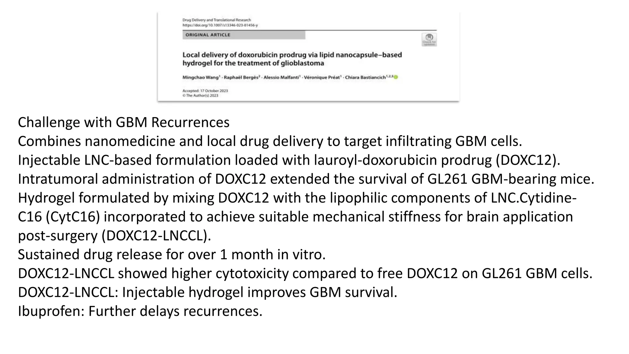 Prodrug design for Sustained Drug action -.KB.pptx