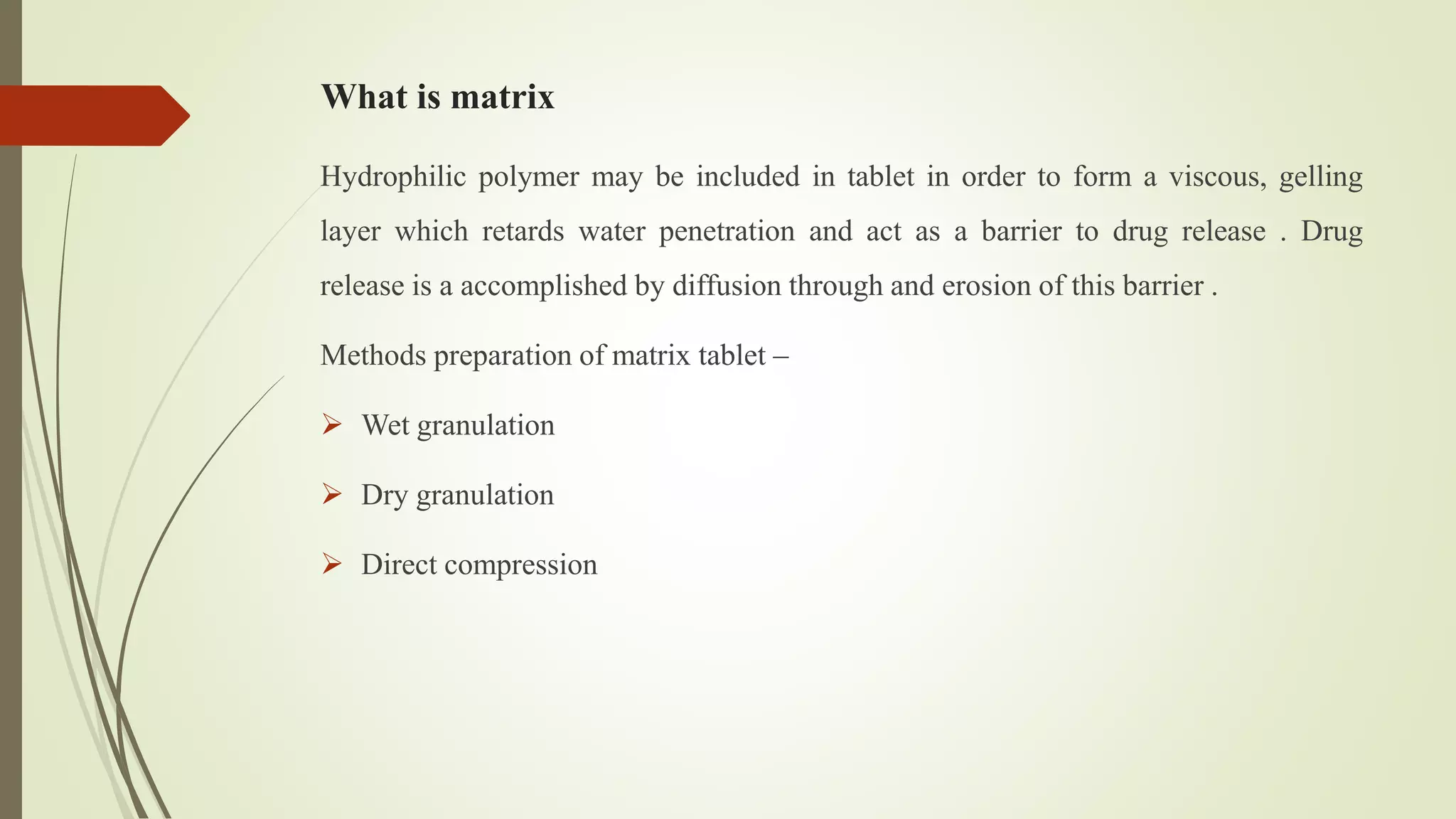Sustained release drug deliveru system | PPTX