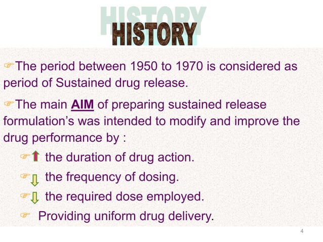 Sustained Release Formulation 2012 Ppt