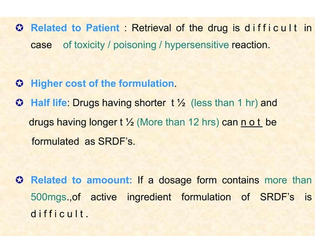 Sustained Release Formulation 2012 Ppt