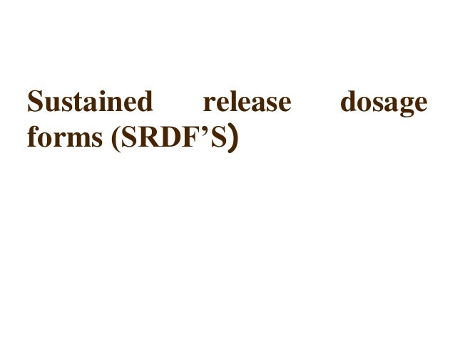 Sustained Release Formulations sustained-release-formulations