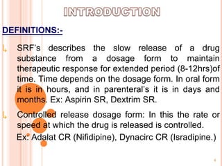Sustained Release Formulations | PPTX