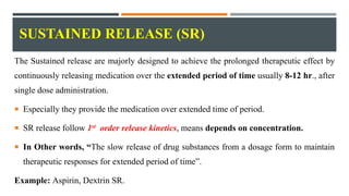 Sustained and Controlled Release (SR/CR) | PDF