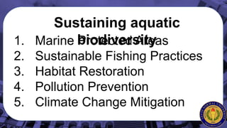 SUSTAINING AQUATIC BIODIVERSITY.pptx