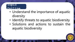 SUSTAINING AQUATIC BIODIVERSITY.pptx