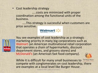 Sustaining competitive strategies | PPT