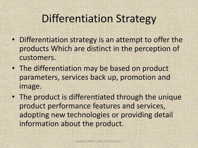 Sustaining competitive strategies | PPT