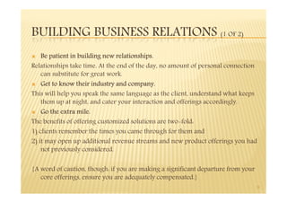 Sustaining customer relationship in b2b | PDF
