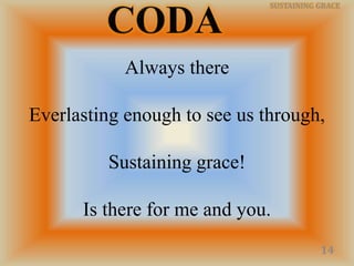 SUSTAINING GRACE | PPTX | Christianity | Religion & Spirituality