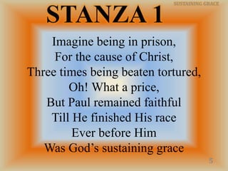 SUSTAINING GRACE | PPTX | Christianity | Religion & Spirituality