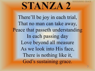SUSTAINING GRACE | PPTX | Christianity | Religion & Spirituality
