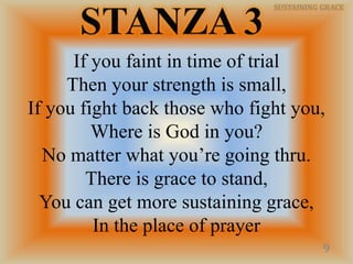 SUSTAINING GRACE | PPTX | Christianity | Religion & Spirituality