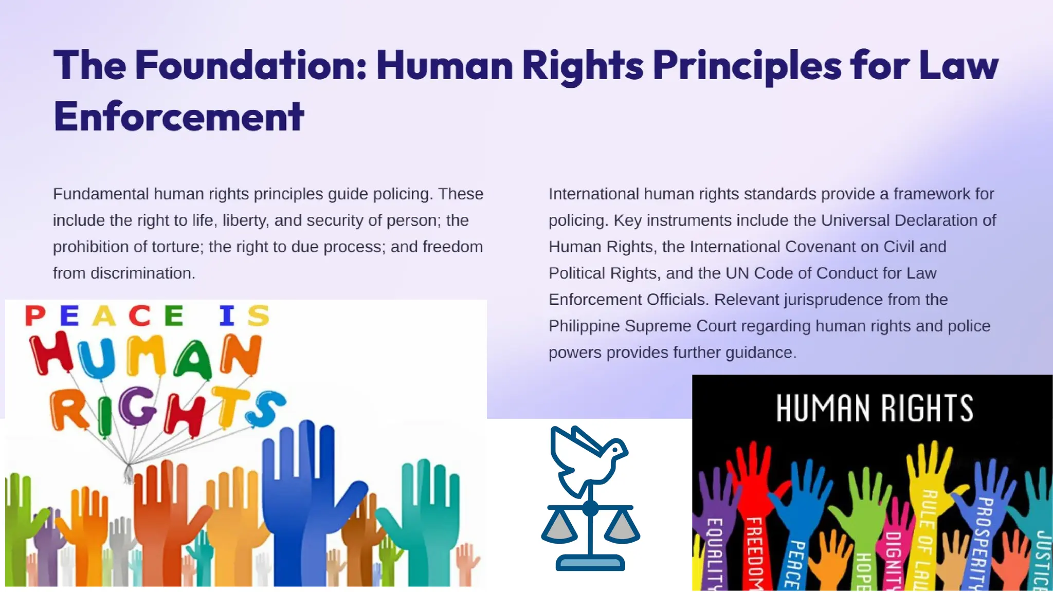 Sustaining Human Rights, A police-community partnership.pptx