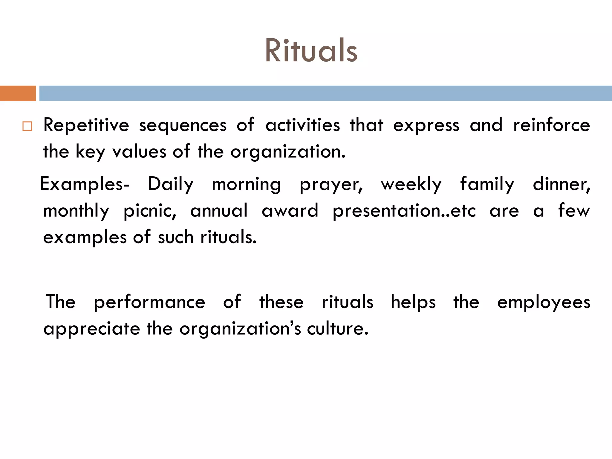 Sustaining organisational culture & means of transmitting | PPTX
