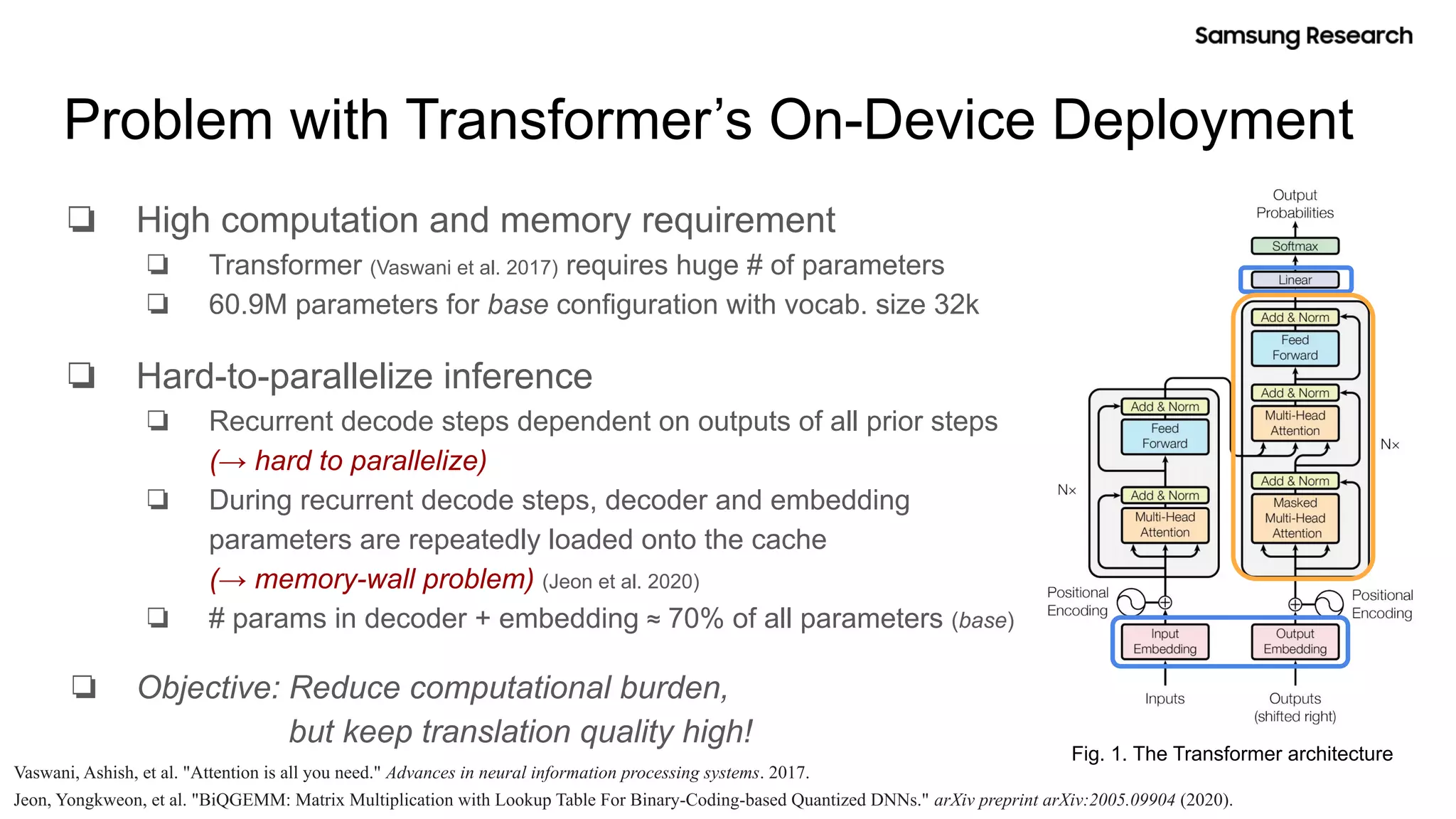 Extremely Low Bit Transformer Quantization For On Device Nmt Ppt