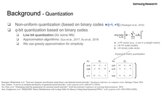 Extremely Low Bit Transformer Quantization for On-Device NMT | PPT