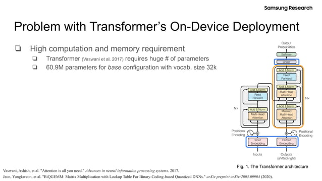 Extremely Low Bit Transformer Quantization For On Device Nmt Ppt