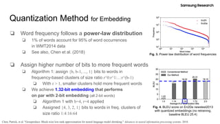 Extremely Low Bit Transformer Quantization for On-Device NMT | PDF