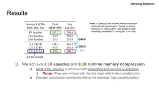 Extremely Low Bit Transformer Quantization for On-Device NMT | PDF