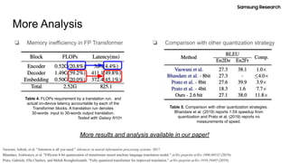 Extremely Low Bit Transformer Quantization for On-Device NMT | PDF