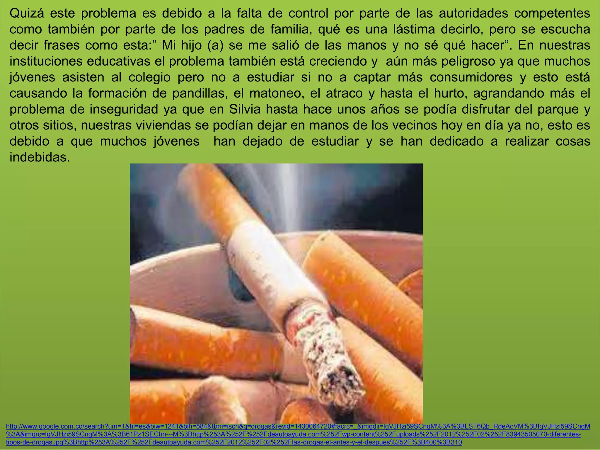 Sustancias Psicoactivas Trabajoo Ppt