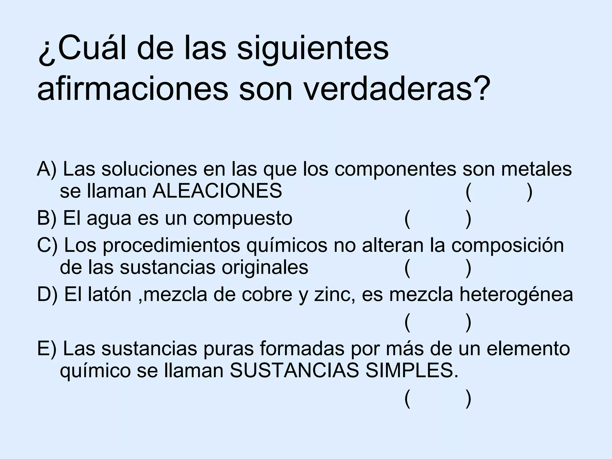 Sustancias puras y modelos atómicos | PPT