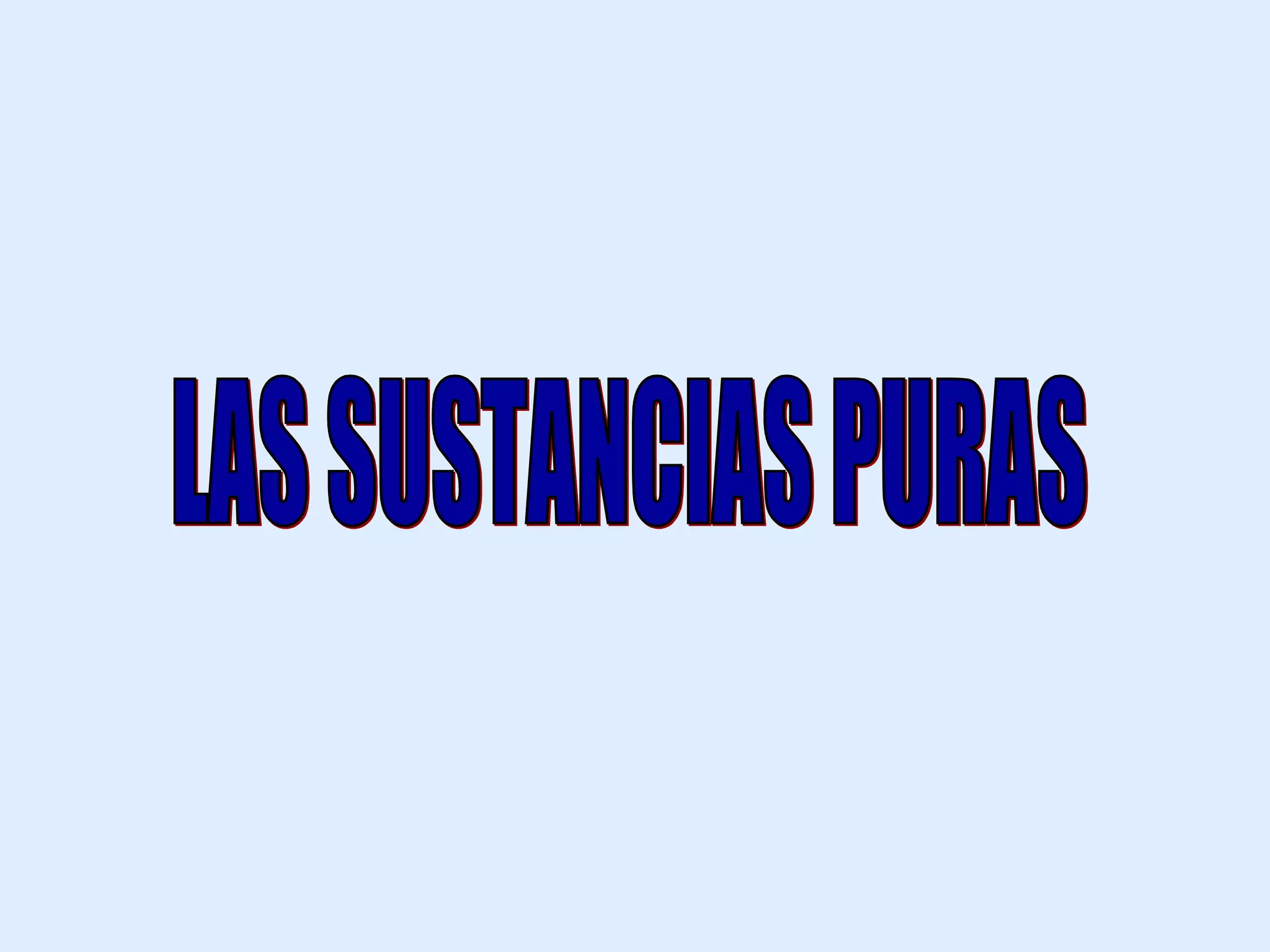 Sustancias puras y modelos atómicos | PPT