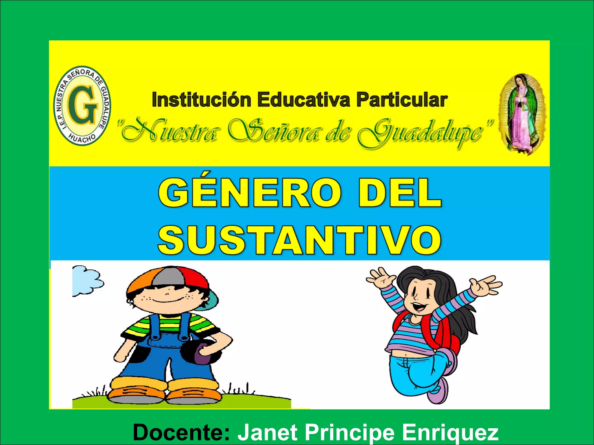 Sustantivo genero | PPT