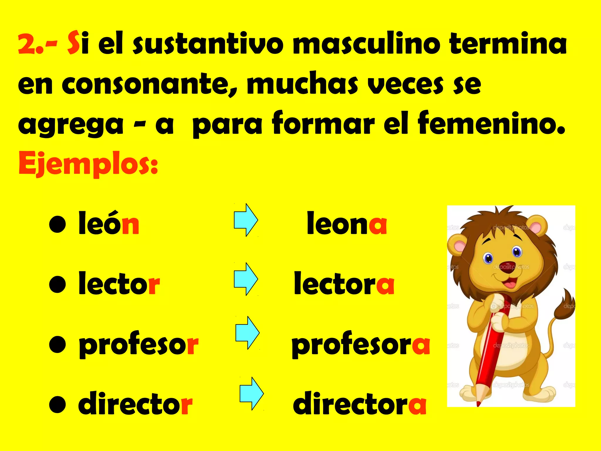 Sustantivo genero | PPT